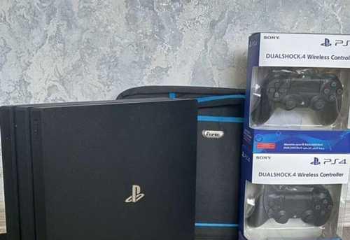 Sony playstation PS4 pro 1tb+200игр