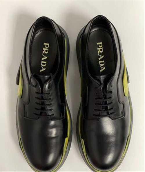 Prada, дерби ботинки, б/у, оригинал