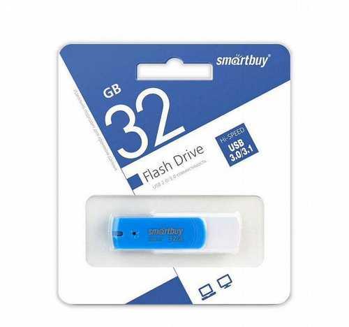 Флеш-накопитель Smartbuy Diamond USB 3.0 32GB, син