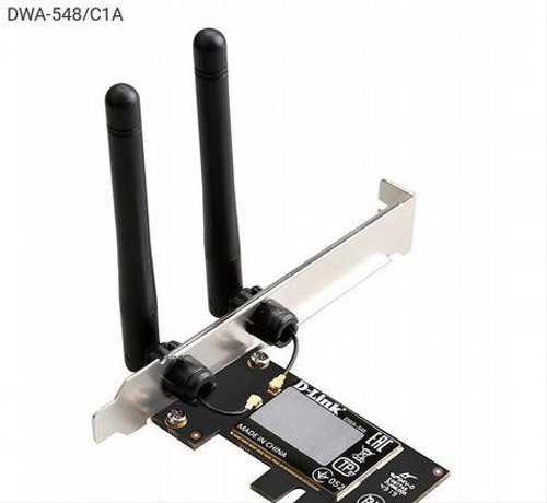 Сетевая карта D-Link DWA-548 WiFi N 300 Мб/с, DWA