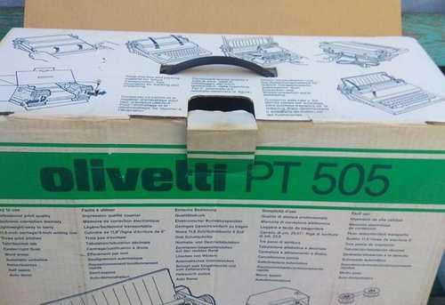 Пишущая машинка Olivetti PT 505