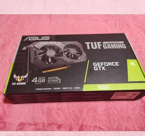 Видеокарта gtx 1650 asus TUF gaming