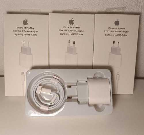 Быстрая зарядка Apple 25w lighting