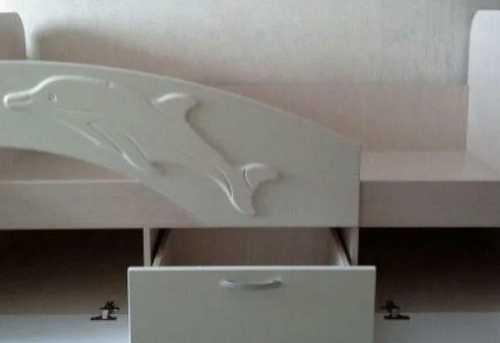 Кровать дельфин с матрасом Konkord