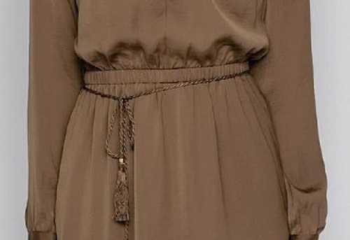 Платье цвет оливковый, р-р 44