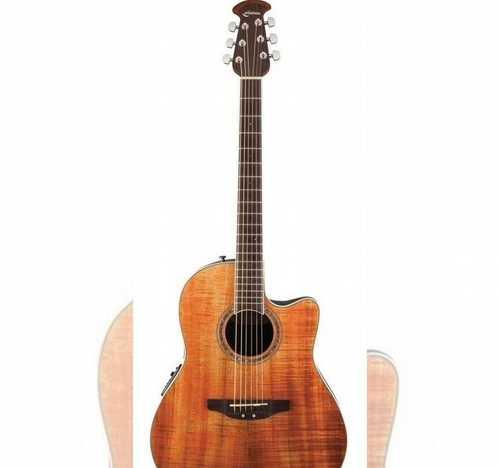 Ovation CS24P-fkoa Celebrity Standard Plus Mid Cutaway Figured Koa гитара электроакустическая с выре