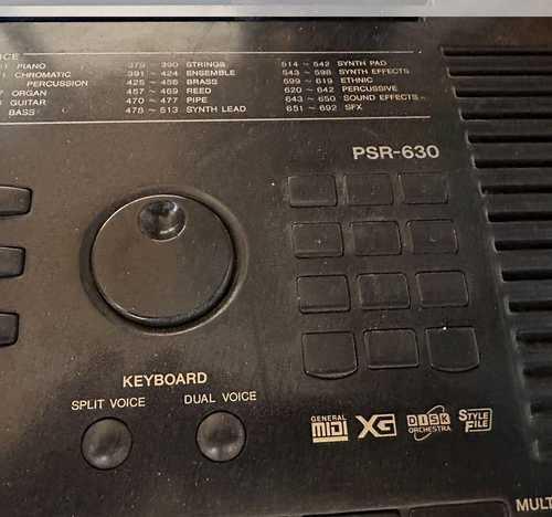 Yamaha psr 630