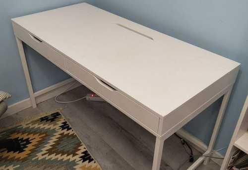 Письменный стол IKEA Alex белый 130х60 h76 Б/У