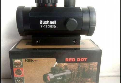 Коллиматорный прицел Bushnell 1x30 RD на Weaver