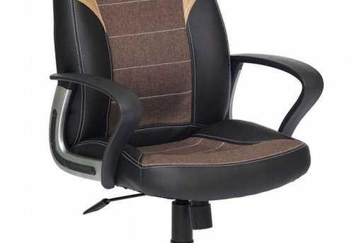 Кресло компьютерное inter черный-коричневый