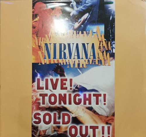 Laserdisc LD Nirvana Live Tonight Sold Out