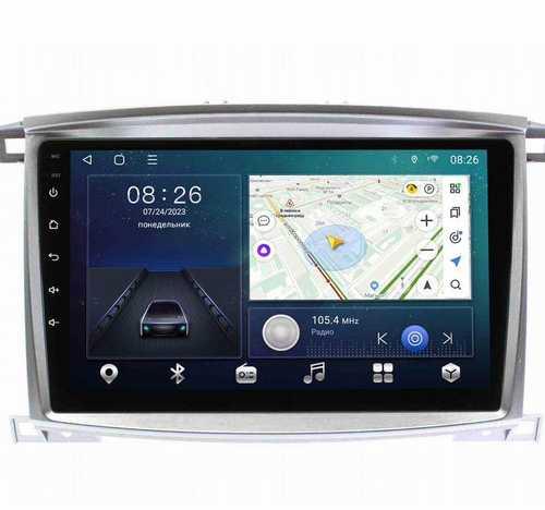 Магнитола Toyota LC 03-07 Android 4 64 TS18A 10"