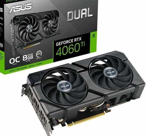 Видеокарта RTX4060Ti 8GB asus dual EVO OC dual-RTX