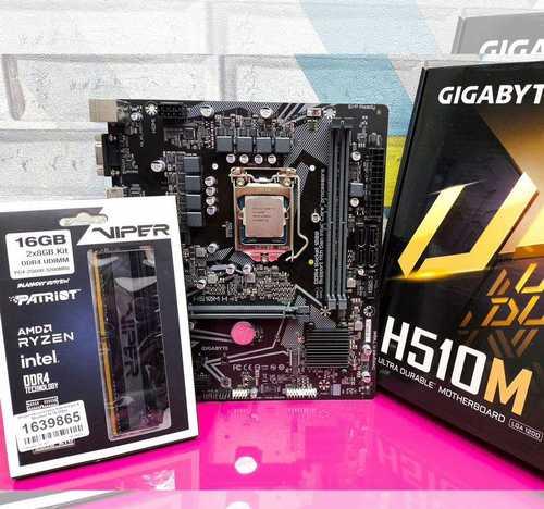 Gigabyte H510   I5-10400F   16GB Viper