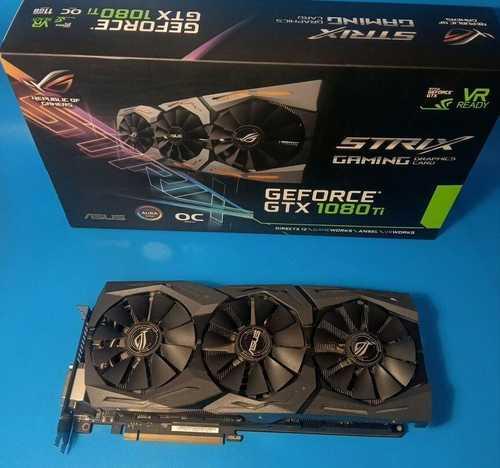 Видеокарта Asus Strix GTX 1080 ti