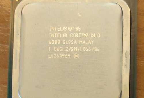 Процессор интел 2 дуо е 6300