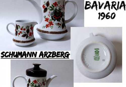 Чайник и сливочник Bavaria Schumann Arzberg