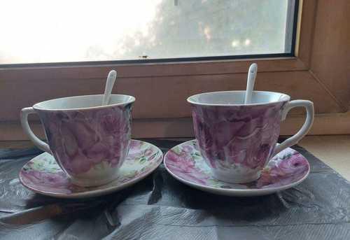 Набор чайный (кофейный) пара (2 персоны), новый