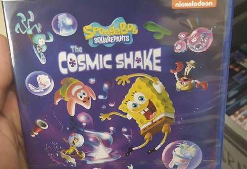 Spongebob squarepants THE cosmic shake PS4, русс