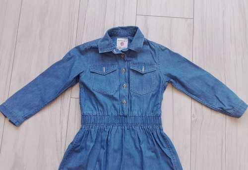 Платье джинсовое button blue 104
