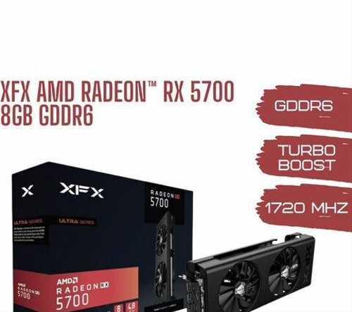 Игровая видеокарта XFX Radeon RX 5700 2 fans 8GB