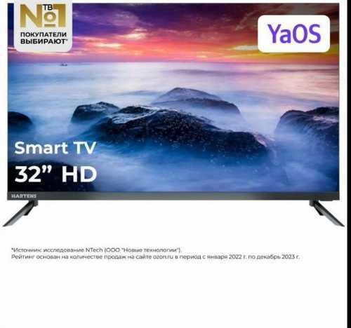 Hartens Телевизор HTY-32H11B-VS 32" HD, черный