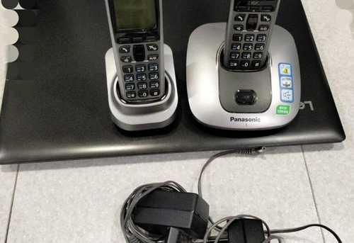 Стационарный радиотелефон Panasonic на 2 трубки