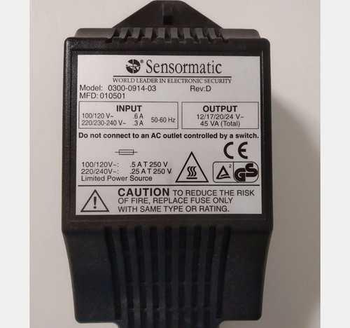 Источник напряжения AC230V/AC12; 17; 20; 24V