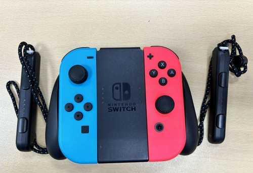 Джойконы для nintendo switch + гриб