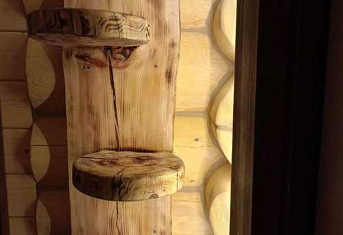 Полка настенная деревянная