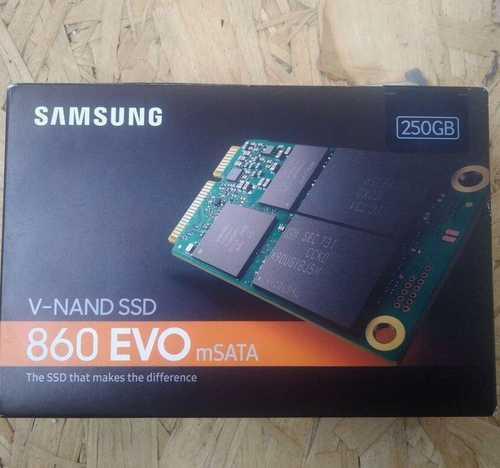 Новый SSD Samsung 860 evo msata 250/500 gb