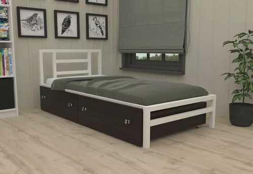 Односпальная кровать Титан 90 (с ящиком)