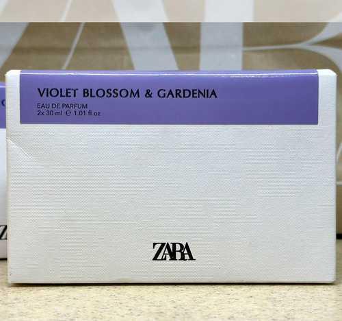 Zara violet blossom   gardenia 2X30 мл оригинал