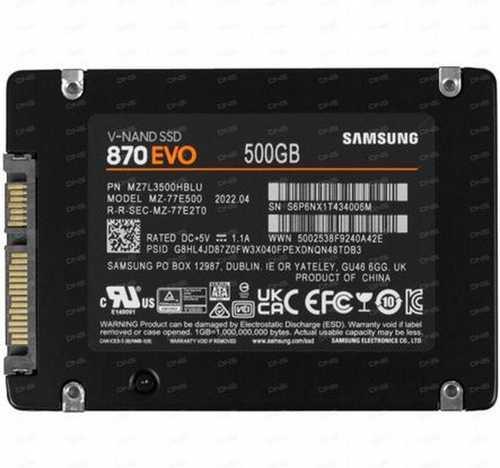 Ssd samsung 500gb