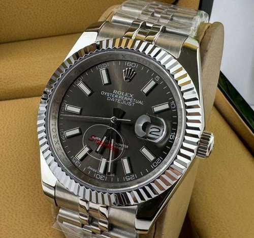 Часы Rolex datejust 41mm новые серые