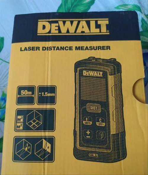 Лазерный дальномер dewalt