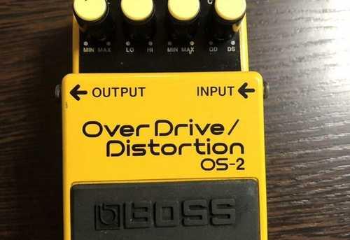 Boss Overdrive/Distortion OS-2 гитарная педаль