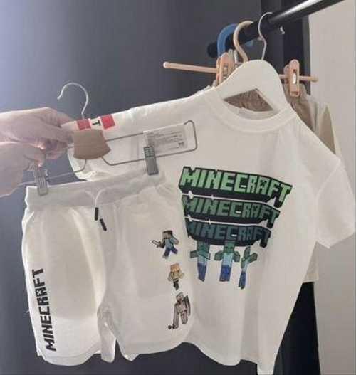 Футболка шорты minecraft zara