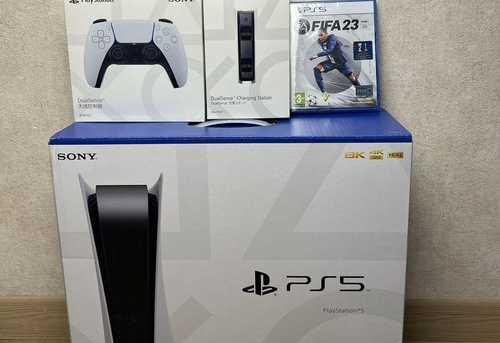 Sony PS5 +джостик +игры