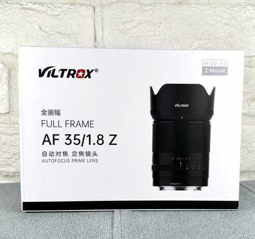 Объектив Viltrox AF 35mm f1.8 Nikon Z. Новый