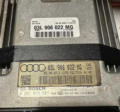 Эбу Ауди А4б8 Audi a4 b8 03l906022mg мозги