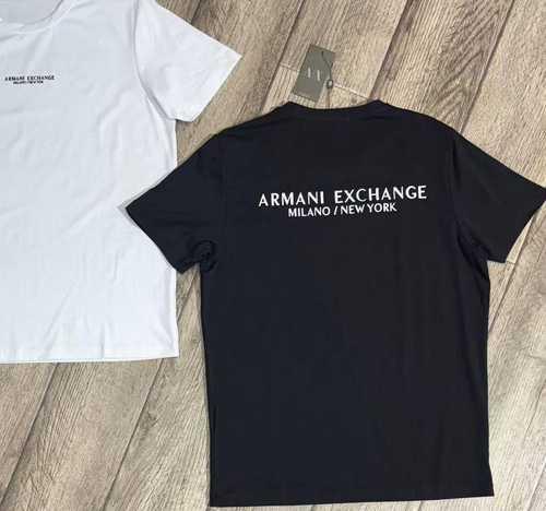 Футболка Armani white&black