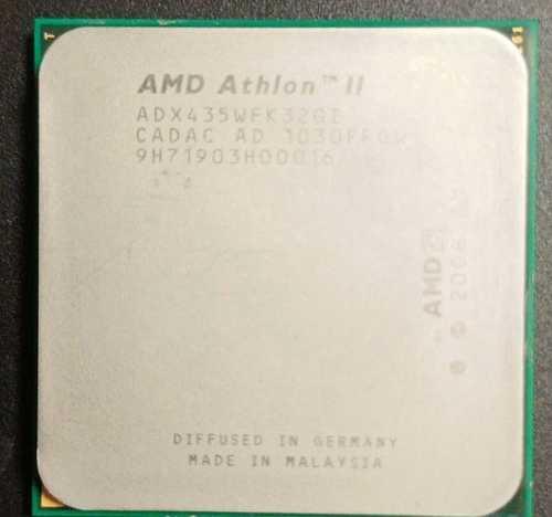 Процессор amd athlon II x 3