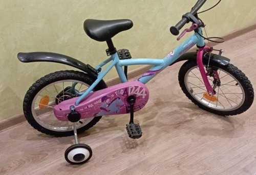 Велосипед детский 16 дюймов, Декатлон