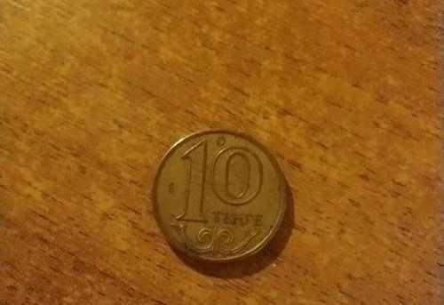 Монета 10 тенге Казахстан
