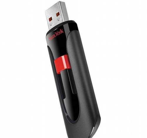 Флеш-накопитель SanDisk Cruzer Glide USB 2.0 128GB, чёрный