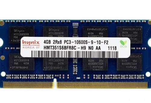Hynix DDR3 1333 мгц 1.5V SO-dimm 1x4 гб