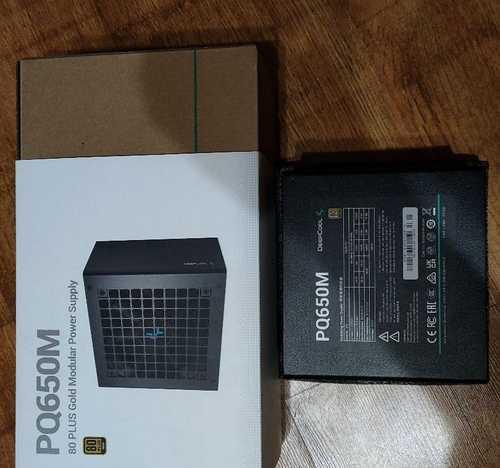 Блок питания deepcool PQ650M 80 plus gold