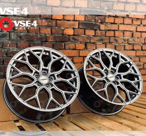 Диски R17 5-114.3 # Vossen HF-2 Hyper Black