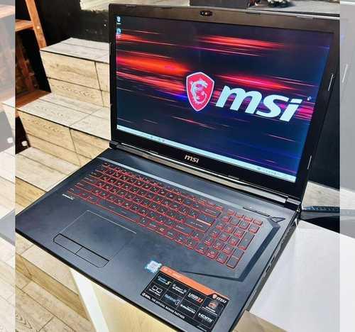 Игровой MSI 17,3" с GTX1060(6гб) /i7-8750H/16гб оз